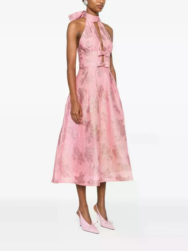 Rebecca Vallance Floral-embroidered Dress