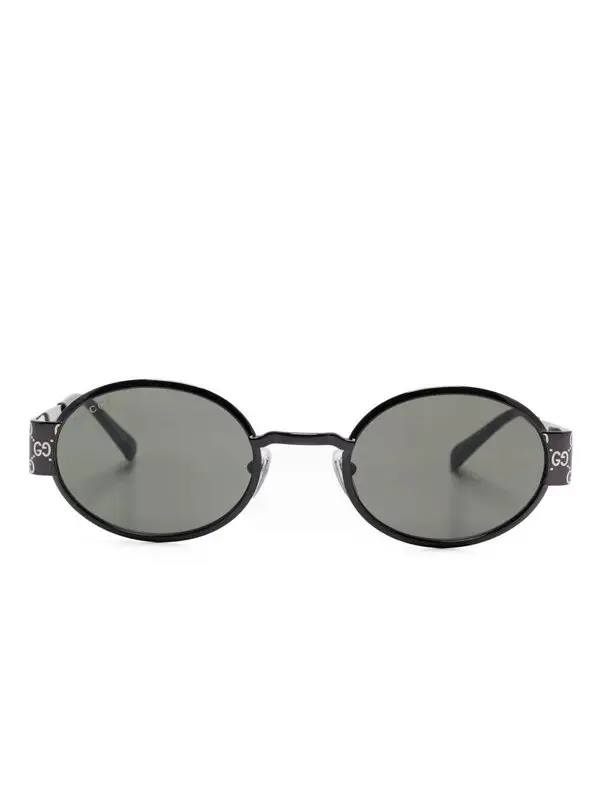 Gucci Round Frame Sunglasses - Black