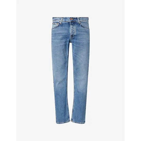 Nudie Jeans Solid Ollie Straight-leg Denim Jeans