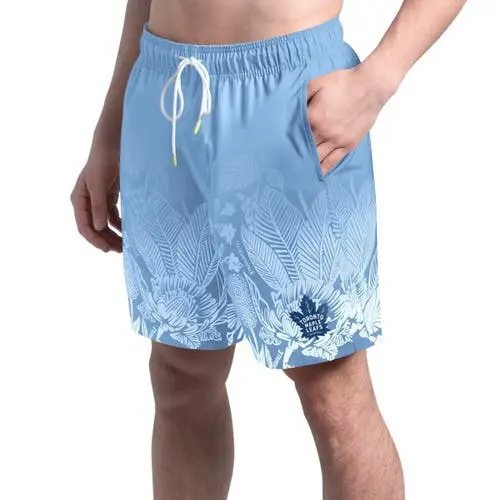 MARGARITAVILLE Toronto Maple Leafs Lagoon Fiesta Swim Short - Blue