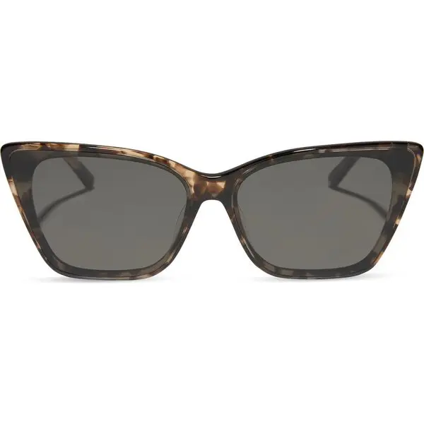 DIFF 61mm Cat Eye Sunglasses - Espresso Tortoise/grey