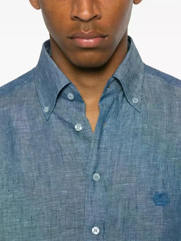 Etro Linen Shirt - Blue
