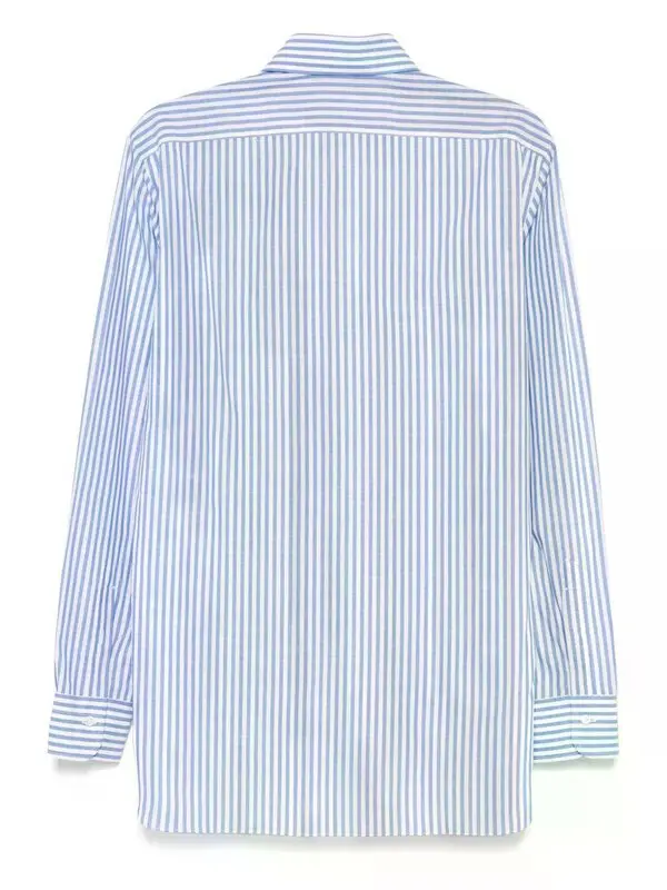 BARBA NAPOLI Striped Shirt - Blue