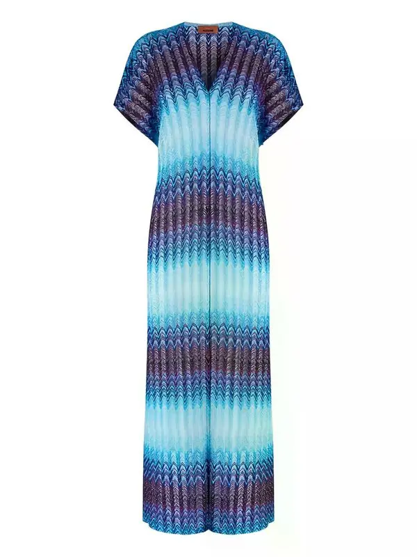 Missoni Zig Zag Beach Cover-up - Blue