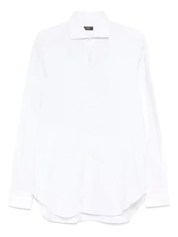 BARBA NAPOLI Cutaway-collar Shirt - White