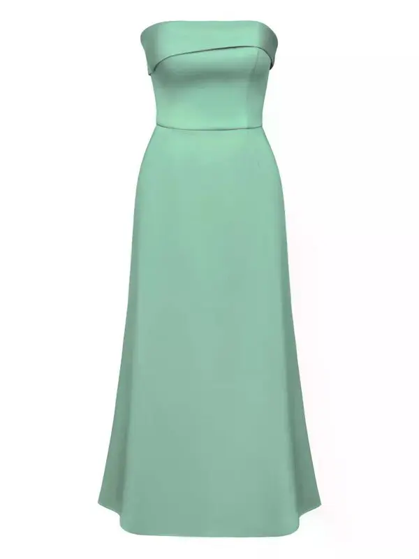 POST MERIDIEM Strapless Midi Dress