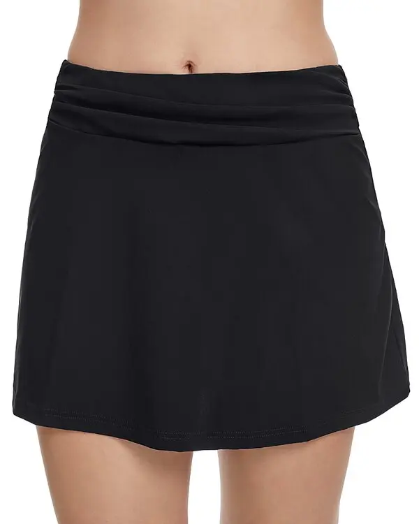 GOTTEX Tutti Frutti Skirted Swim Bottom - Black