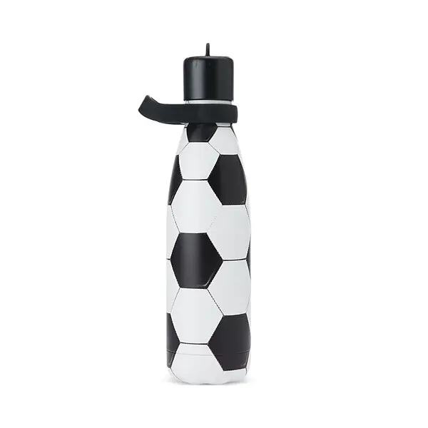 S'WELL Original Bottle With Flip Straw Cap, 17 Oz - Goals