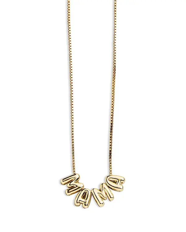 Baublebar Mama Pendant Necklace - Gold