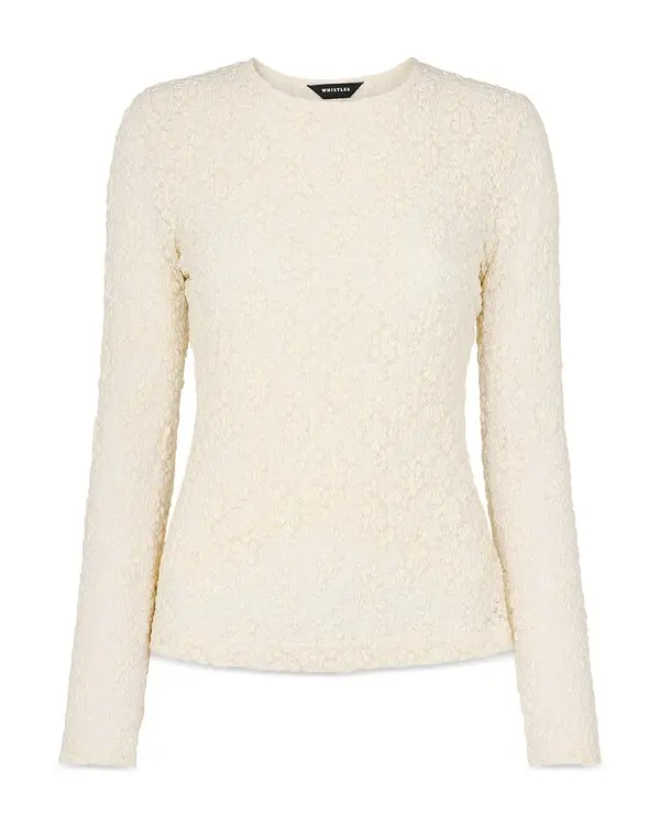 Whistles Lace Long-sleeve Top
