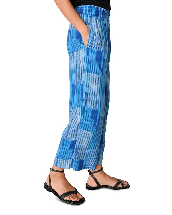 Whistles Stripe Print Cropped Pants