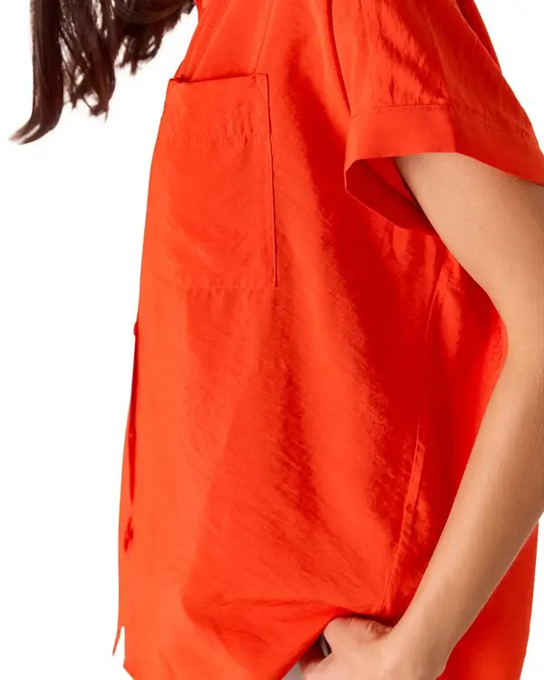 Whistles Nicola Button-front Shirt - Red