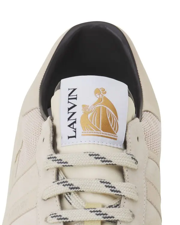 LANVIN Clay Mesh Sneakers - Pale Grey.