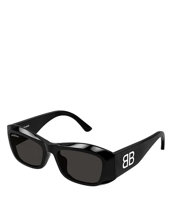 Balenciaga Square Sunglasses - Black