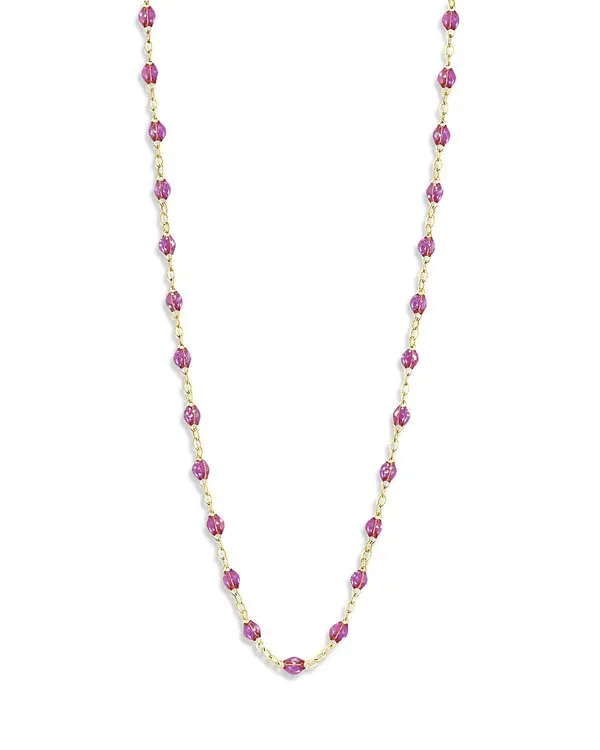 Gigi Clozeau 18k Yellow Gold Classic Gigi Necklace - Purple/gold