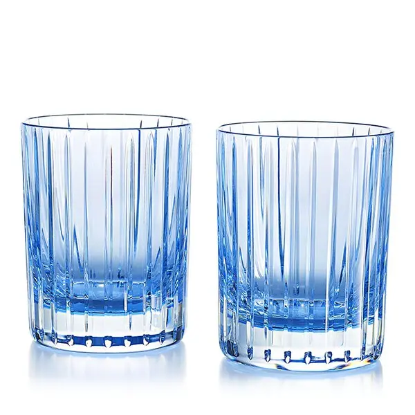 THE MARTHA, BY BACCARAT Harmonie Pastel Tumblers, Set Of 2 - Pastel Blue