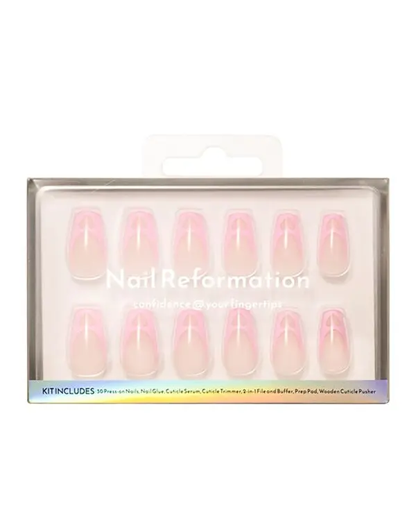 NAIL REFORMATION Press On Nails - French Kissed