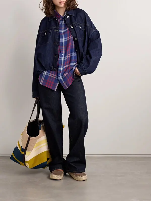 GOD’S TRUE CASHMERE Checked Cashmere Shirt