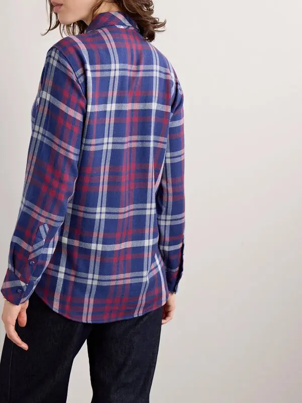 GOD’S TRUE CASHMERE Checked Cashmere Shirt