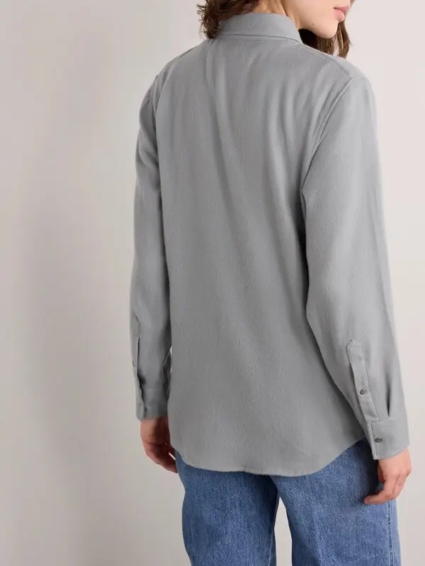 GOD’S TRUE CASHMERE Cashmere-twill Shirt