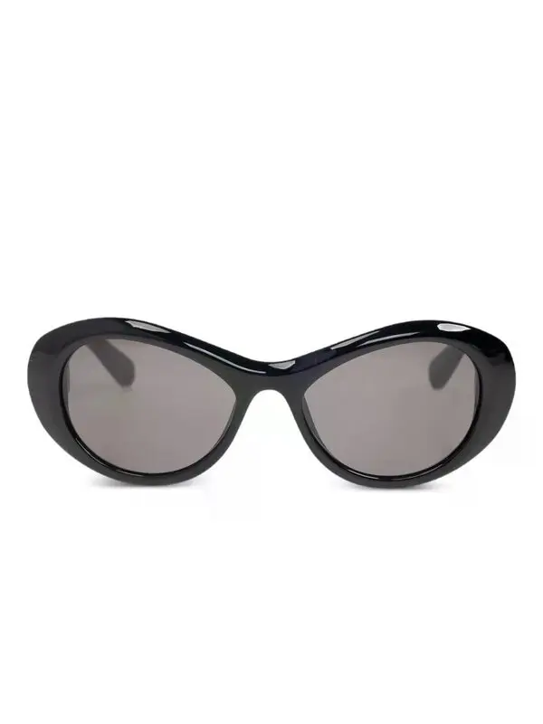 Jacquemus Logo-print Sunglasses - Black