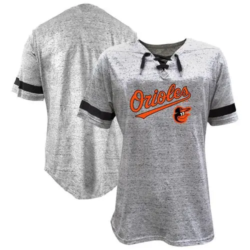 Profile Baltimore Orioles Lace-up Fleck T-shirt