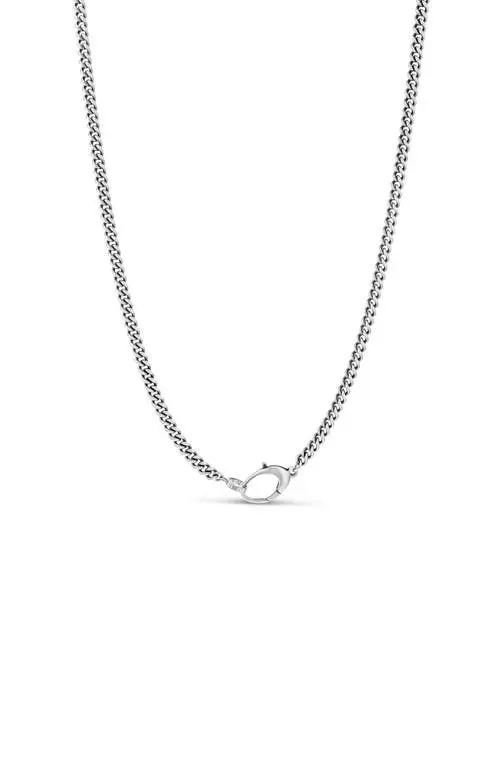 MR LOWE BY SHERYL LOWE Mr. Lowe Curb Chain Necklace - Sterling Silver