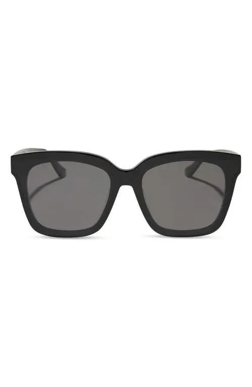 DIFF Meredith Ii 59mm Square Sunglasses - Black / Grey