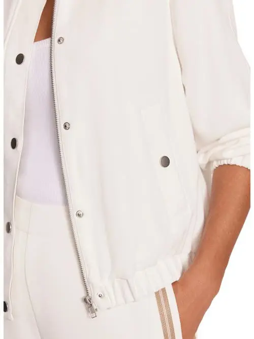 Mint Velvet Bomber Popper Jacket