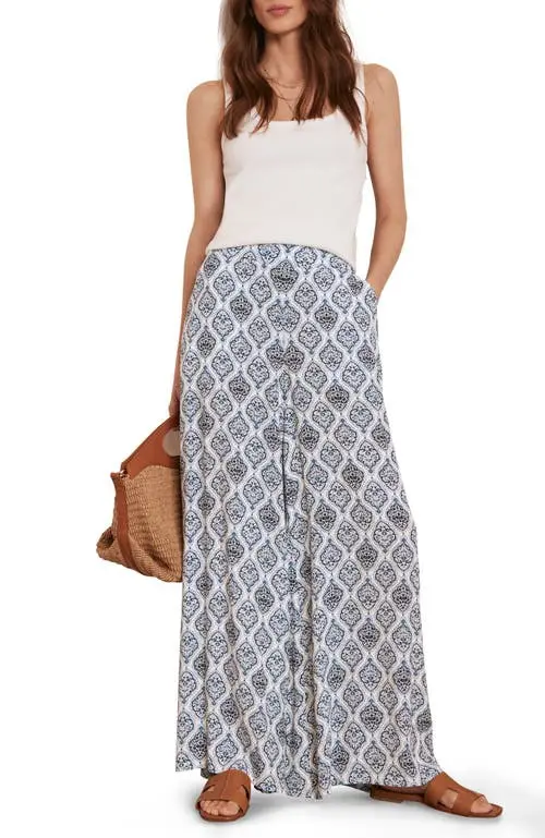 Mint Velvet Printed Wide Leg Trousers