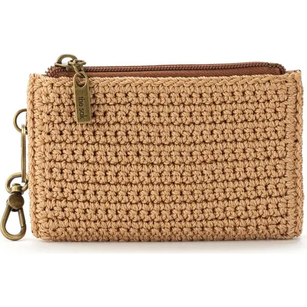 THE SAK Encino Crochet Card Wallet - Bamboo