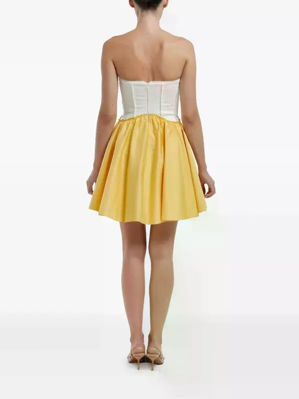 POST MERIDIEM Pleated Mini Dress