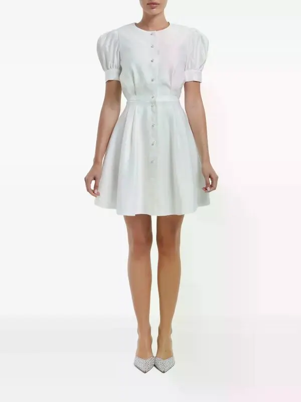 POST MERIDIEM Button-down Mini Dress - White