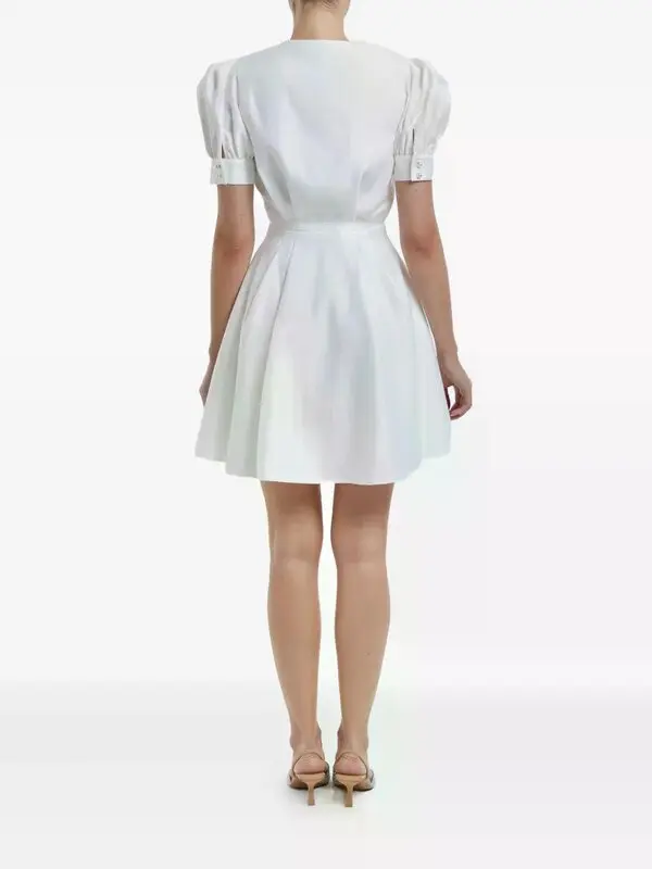 POST MERIDIEM Button-down Mini Dress - White
