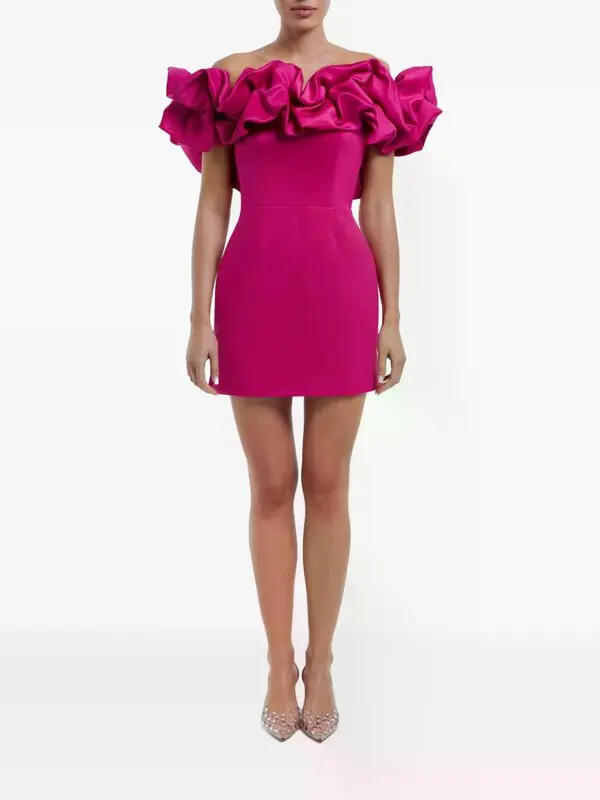 POST MERIDIEM Meringue Mini Dress - Pink