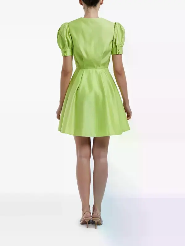 POST MERIDIEM Button-down Mini Dress - Green