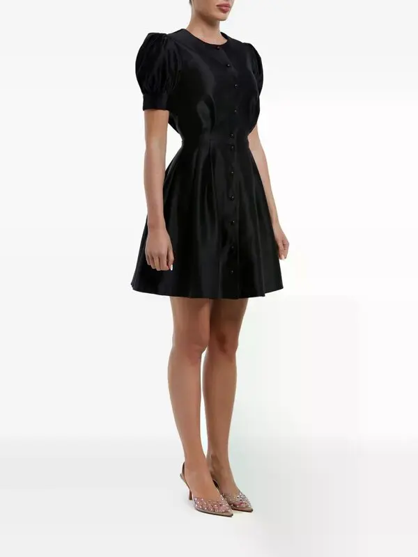 POST MERIDIEM Button-down Mini Dress - Black