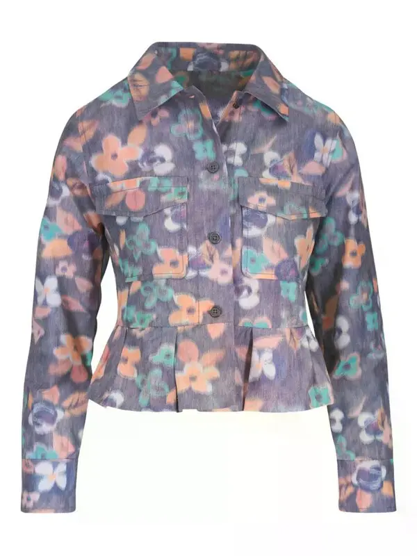 ODEEH Floral-print Jacket