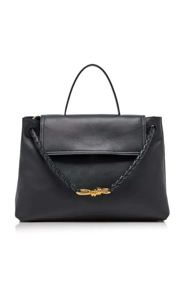 Bottega Veneta Andiamo Top Handle Bag - Black
