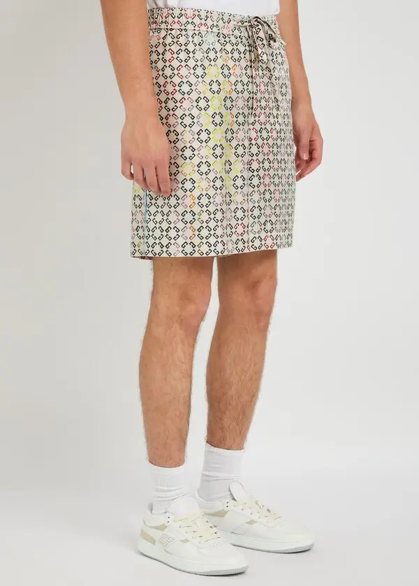 Givenchy Logo-intarsia Silk Pyjama Shorts