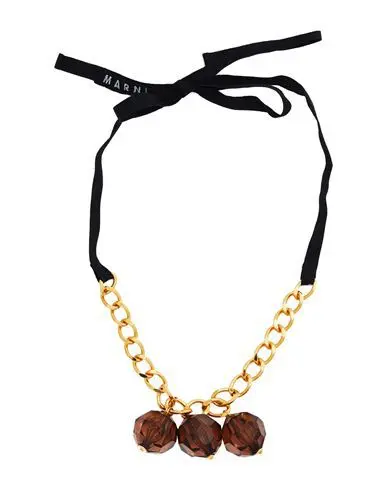 Marni Pendant Necklace - Brown