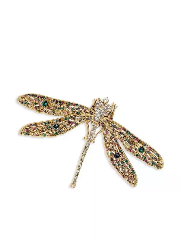 KENNETH JAY LANE Dragonfly Pin - Gold
