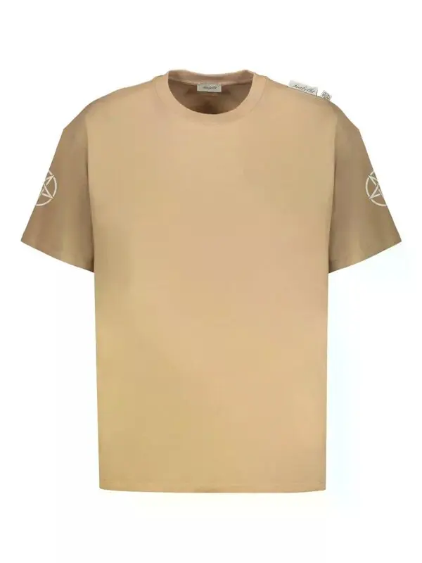 ISABELLA 1985 Graphic-print Cotton T-shirt - Neutrals