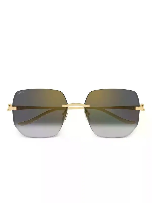 CARTIER Panthère De Sunglasses - Gold