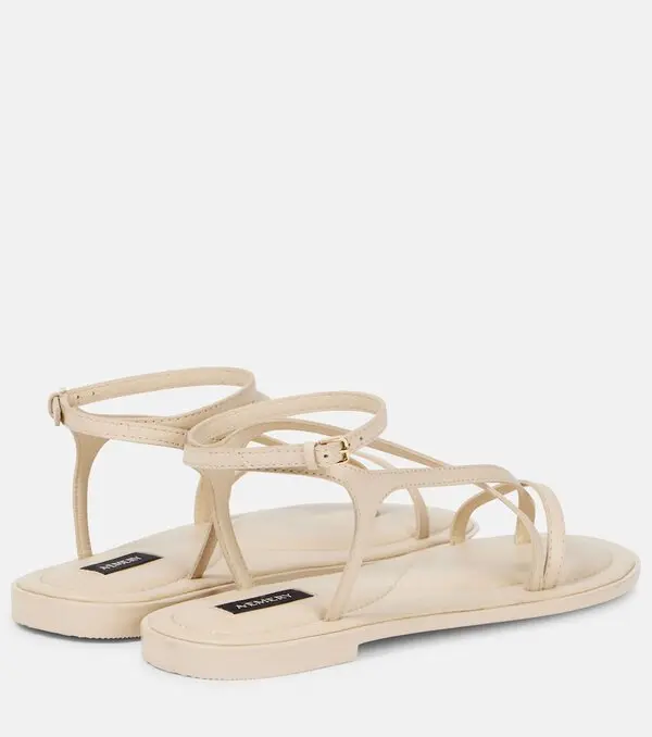 A.emery Edna Leather Sandals - White