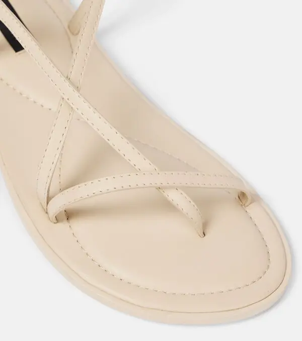 A.emery Edna Leather Sandals - White