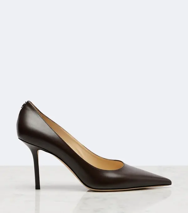 JIMMY CHOO Love 85 Leather Pumps - Brown