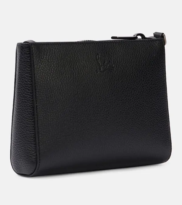 CHRISTIAN LOUBOUTIN Cabata Mini Studded Leather Pouch
