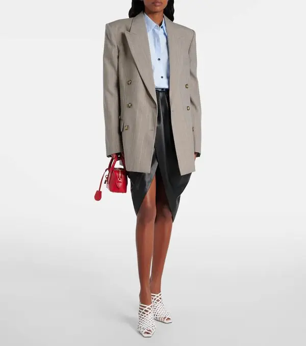 Stella McCartney Oversized Double-breasted Wool Blazer
