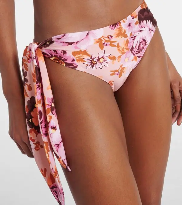 Chloé Floral Low-rise Bikini Bottoms